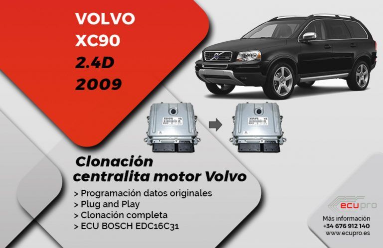 Clonación ECU Volvo XC90 - Ecupro España