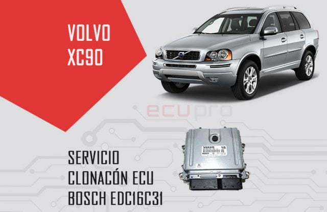 Clonación ECU Volvo XC90 - Ecupro Reparación de centralitas