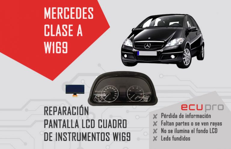 Reparación pantalla LCD cuadro de instrumentos Mercedes – Ecupro