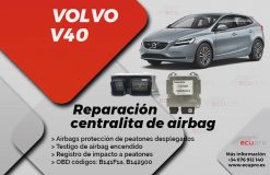 Reparación centralita de airbag Volvo V40 | Ecupro España